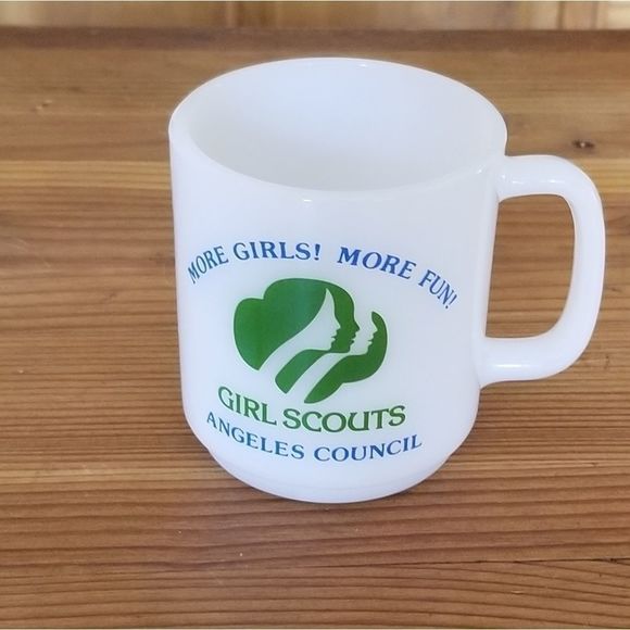 Glassbake | Dining | Vintage97s Girl Scouts Of America Glassbake Mug ...